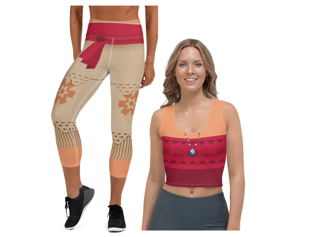 Moana Running Costume, Moana Running Leggings, Moana Running Costume ...