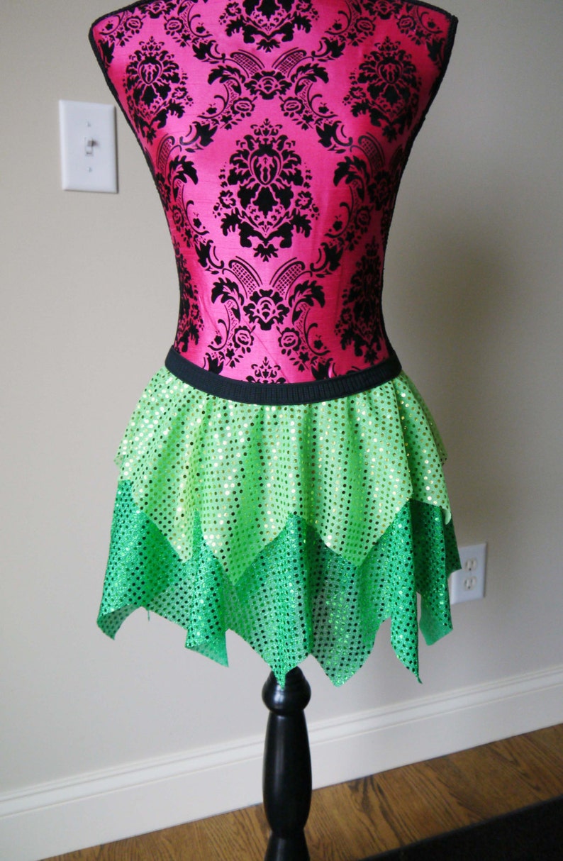 Tinkerbell Running Skirt, Running Skirt, Sparkle Running Skirt, Fairy ...