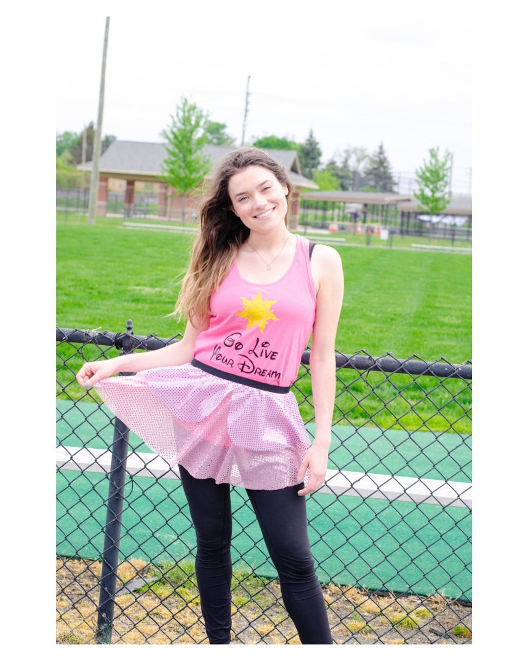 Rapunzel Running Costume Tangled Costume Rapunzel Shirt - Etsy