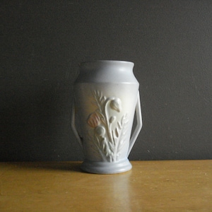 Vintage Blue Thistle Hull Pottery Vase or Urn - Hull #51 - 6 1/2 ...