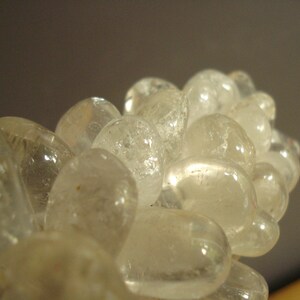 Glass Grapes - Decorative Fruit - Glass Cluster of Fruit - White or ...