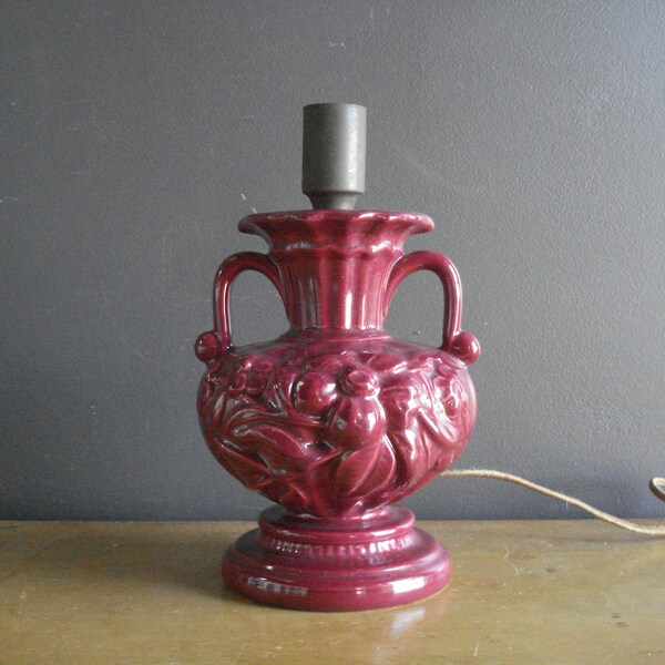 Small Pottery Ceramic Table Lamp - Etsy