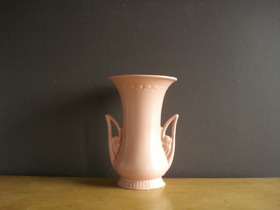 Tall and Pink and Everything Nice Large Vintage Pottery Vase - Etsy