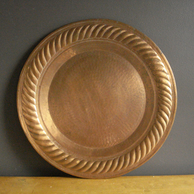 Large Copper Tray - Etsy