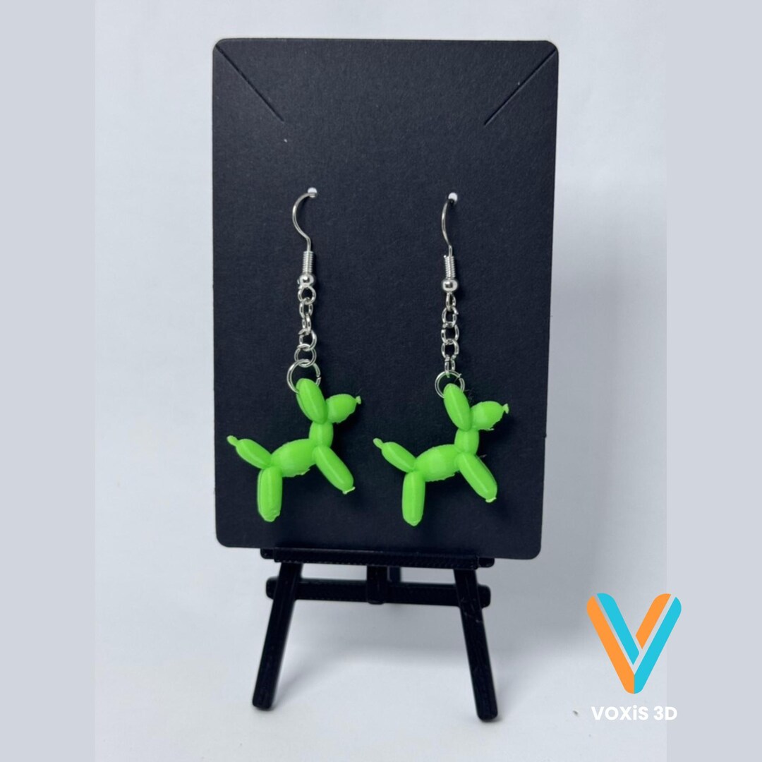 Earring 3D Printed Inflatable Dog Earrings - Etsy