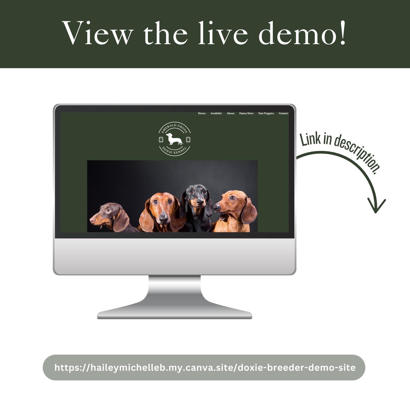Dog Breeder Website Template - Elegant Pet Page, Web Template, Dog Show ...