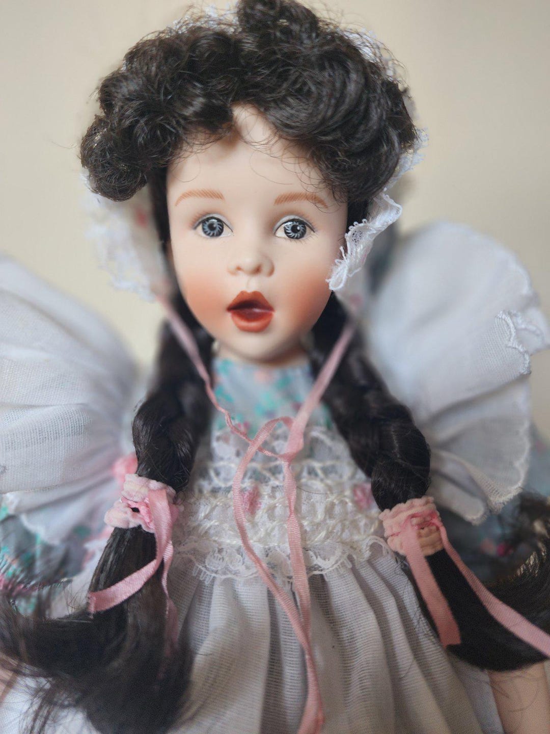 Franklin Mint Porcelain Doll "mary Mary Quite Contrary " - Etsy