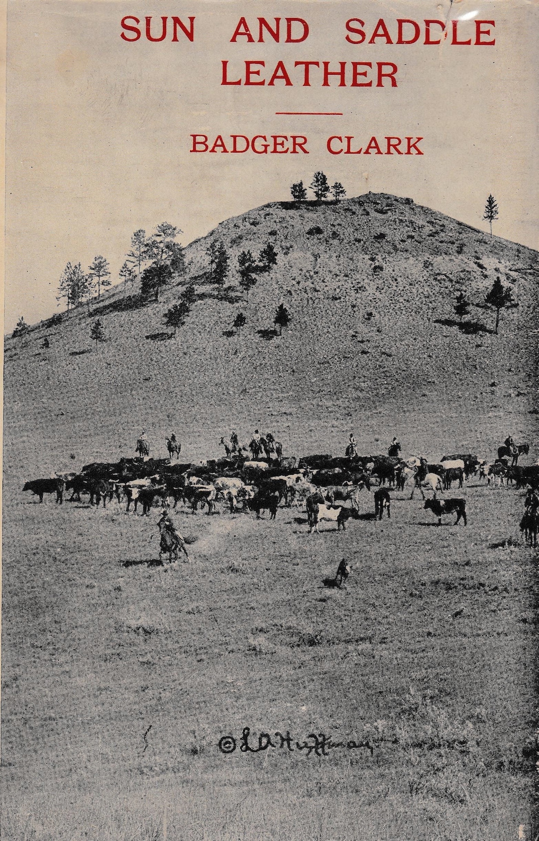 SUN and SADDLE LEATHER, Cowboy Poetry by Badger Clark, 1920 - Etsy