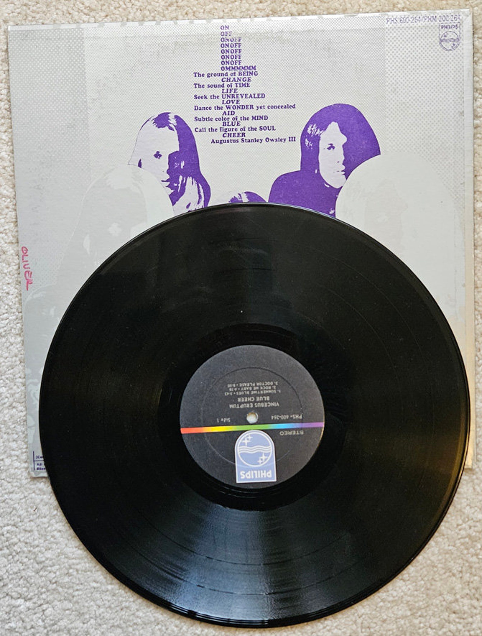 BLUE CHEER LP, 1st Pressing, 1967 - Etsy