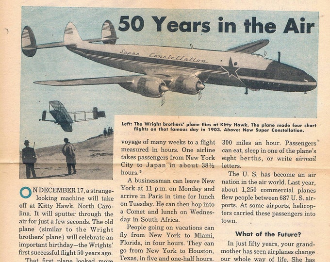 Vintage Issue of MY WEEKLY READER, 1953 - Etsy