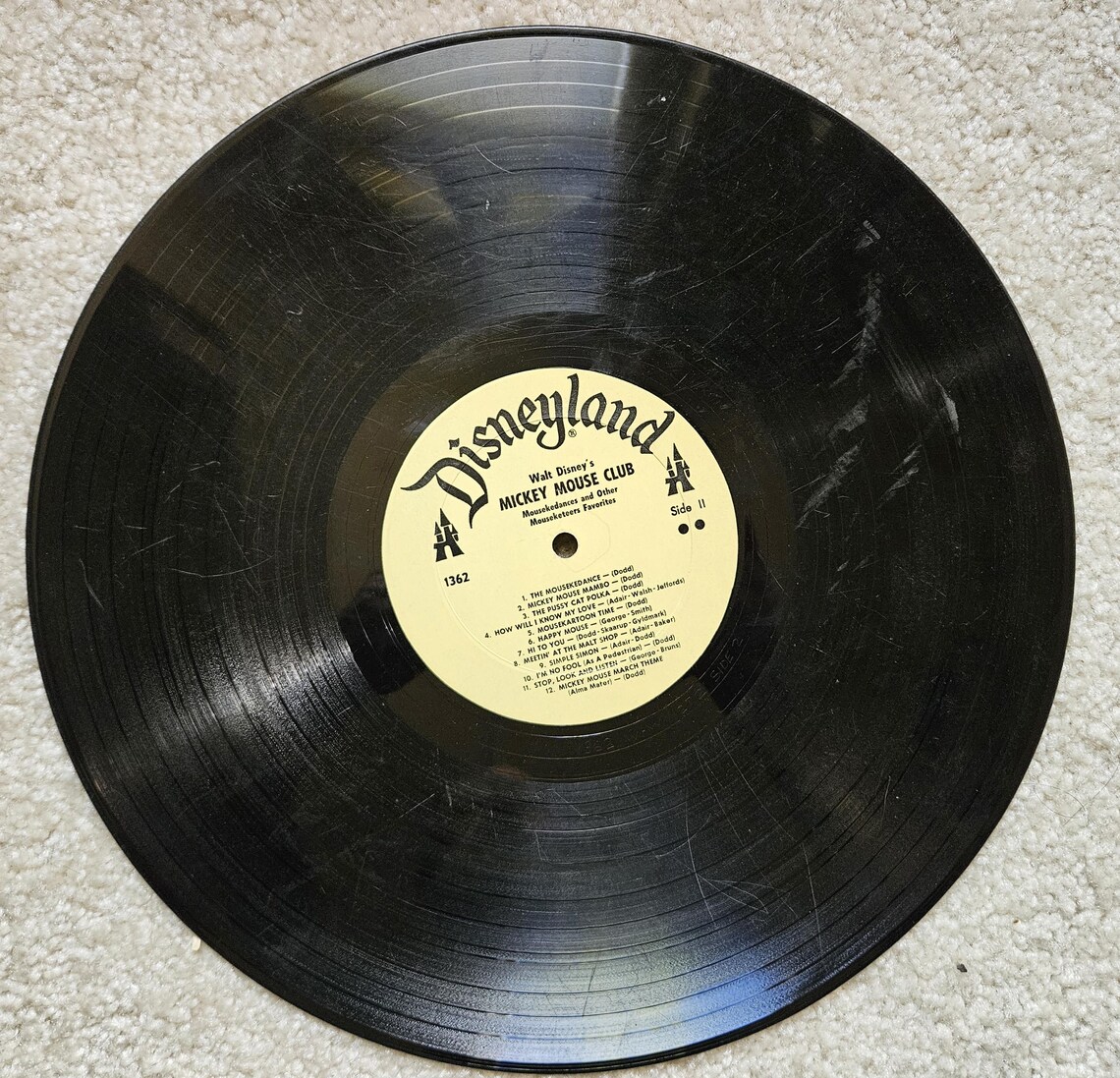 MICKEY MOUSE CLUB Record - Etsy