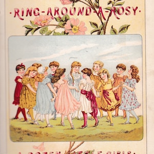 VICTORIAN CHILDRENS BOOK, Ring-a-round-a-rosy, 1885 - Etsy