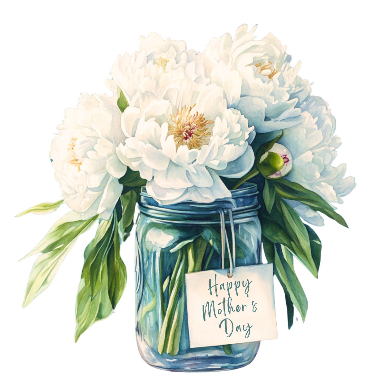 Mothers Day Clipart, Mom Flowers Clipart, Happy Mother's Day Clipart ...