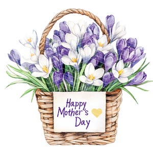 Mothers Day Flowers Clipart, Mom Flowers Clipart, Mom Flowers PNG ...