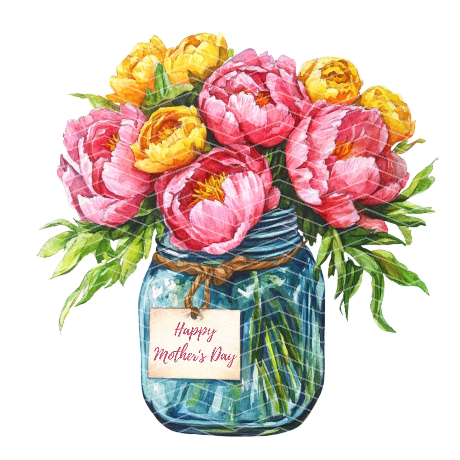 Mothers Day Clipart, Mom Flowers Clipart, Happy Mother's Day Clipart ...