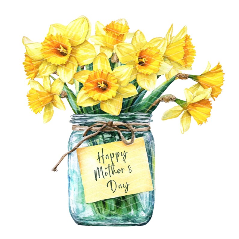 Mothers Day Clipart, Mom Flowers Clipart, Happy Mother's Day Clipart ...