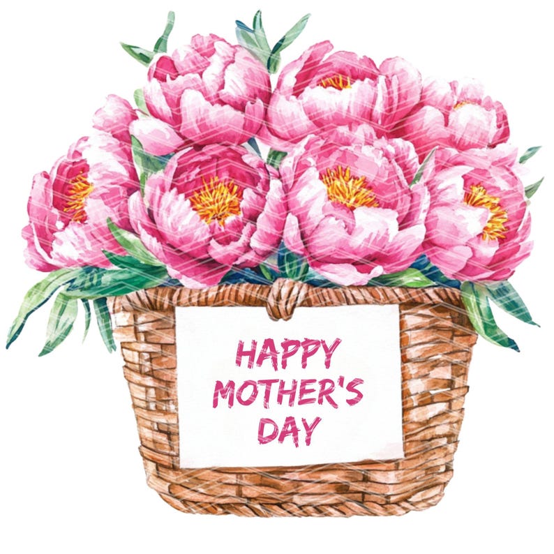 Mothers Day Flowers Clipart, Mom Flowers Clipart, Mom Flowers PNG ...
