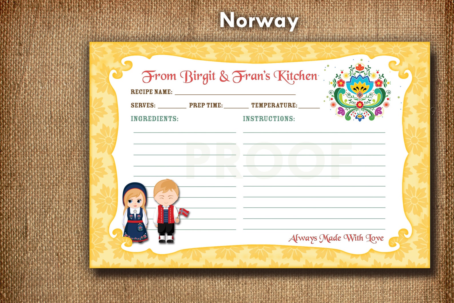 NATIONALITY - Heritage - Ancestry - RECIPE Cards - Ethnic - Cultural ...