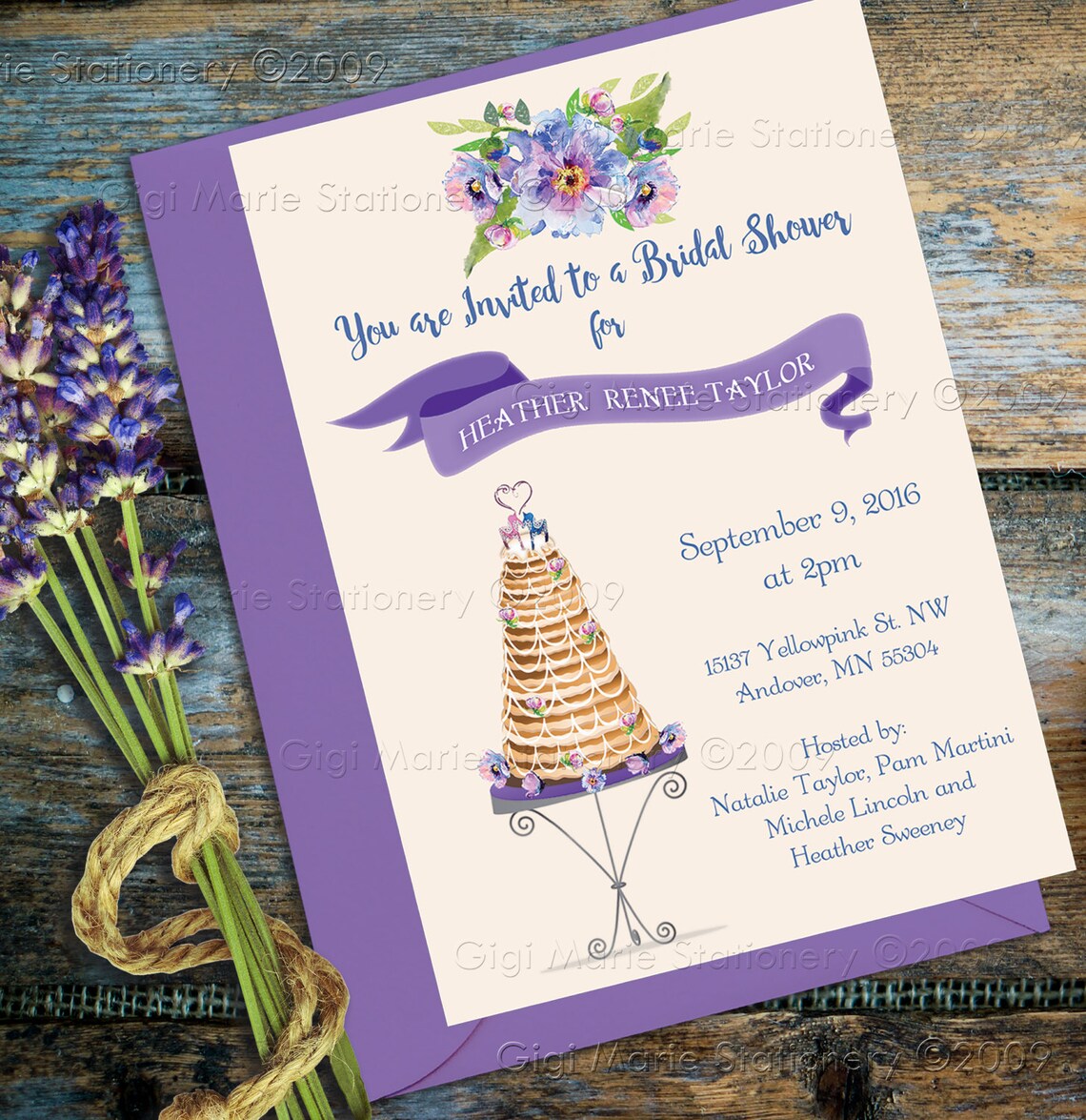 Swedish Wedding Cake - Swedish Wreath Cake - Kransekake - Bridal ...