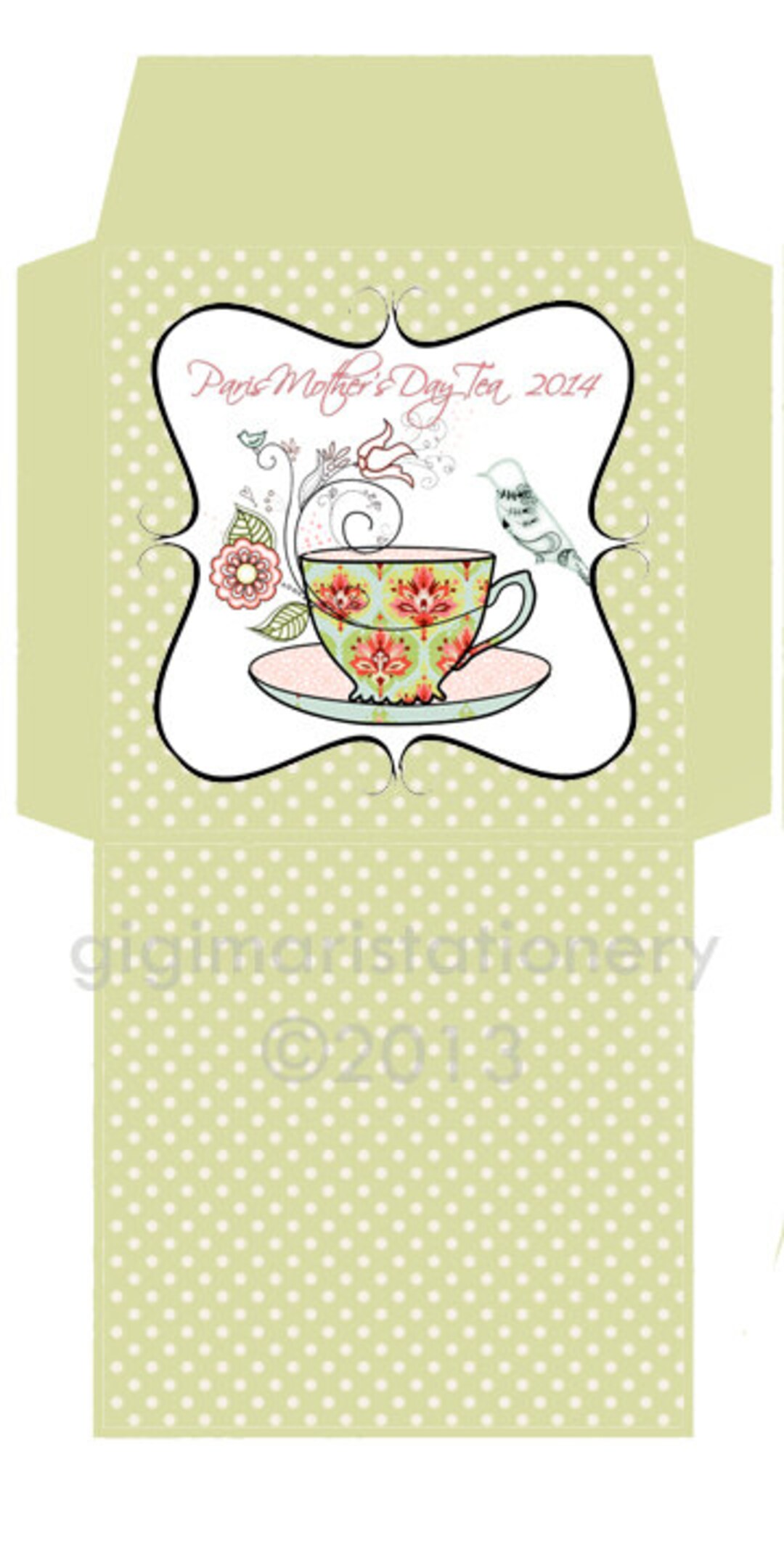 DIY Printable Tea Bag Cover Template - Bridal Shower Tea Bag ...