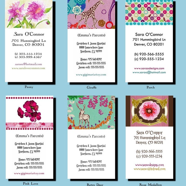 Calling Cards Mommy - Etsy