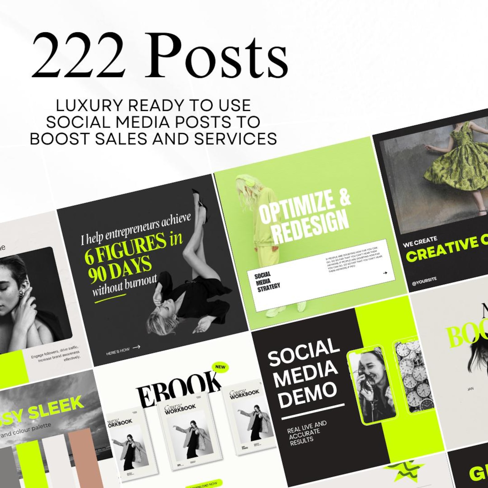400 Digital Marketing Agency Social Media Posts: Canva Templates - Etsy