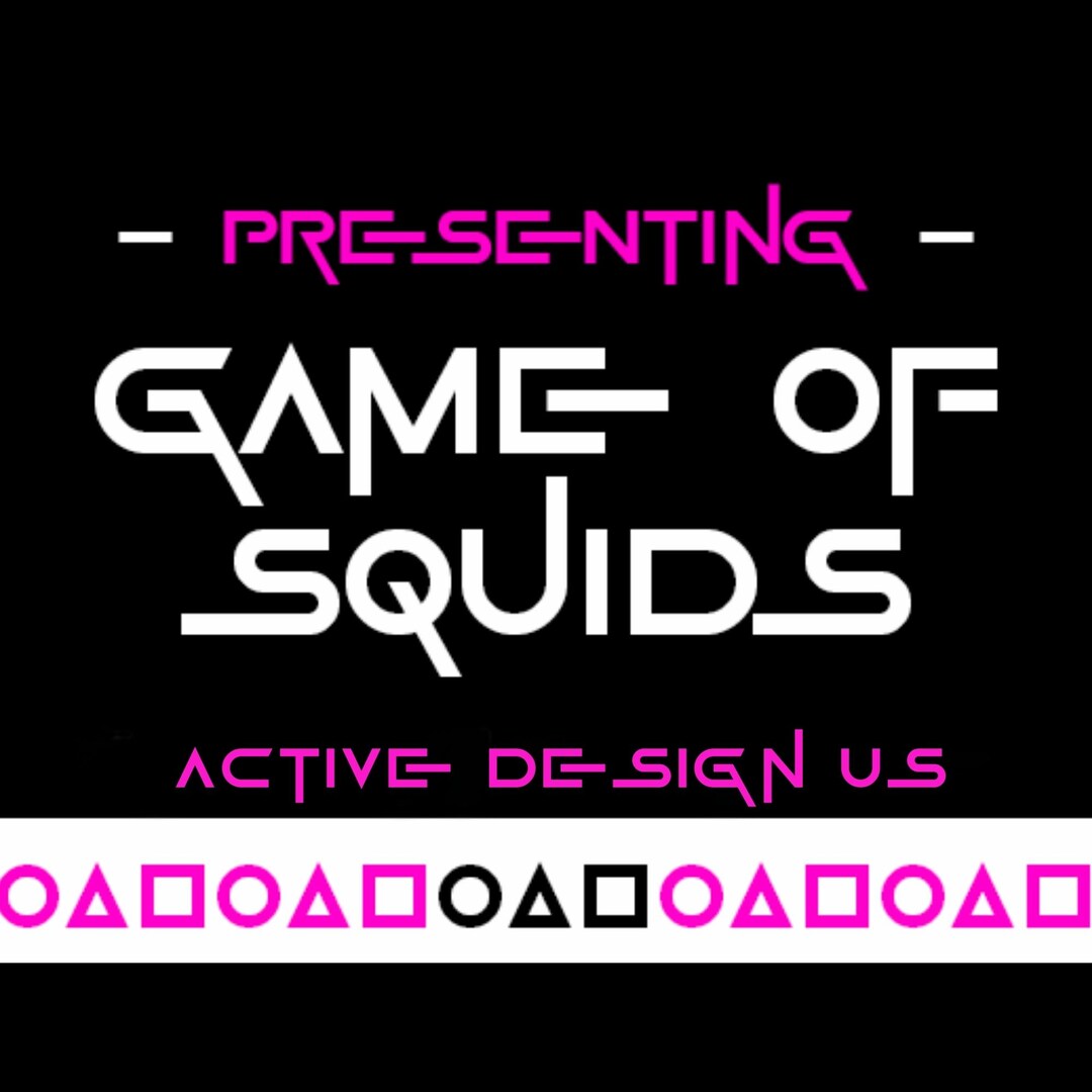 Squid Game Font Design, Squid Game Png ,clipart ,umbrella Round Square ...