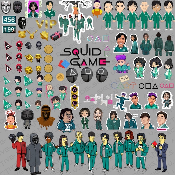 Thanos Squidgame - Etsy