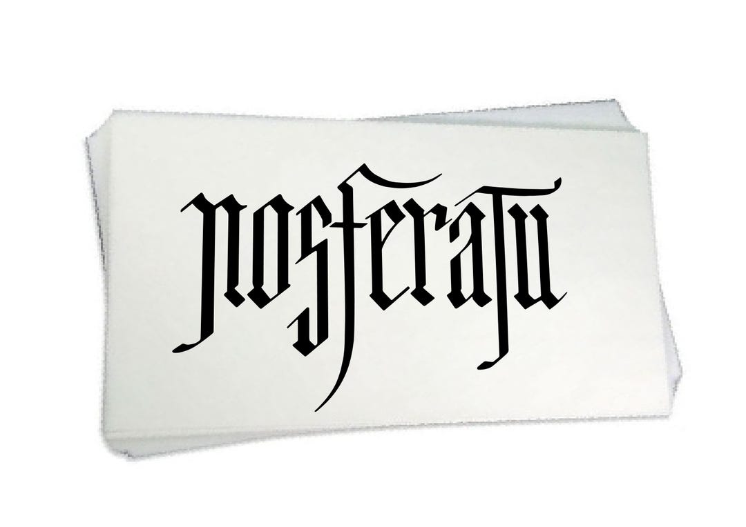 Nosferatu Sticker Vinyl Decal Transfer - Etsy