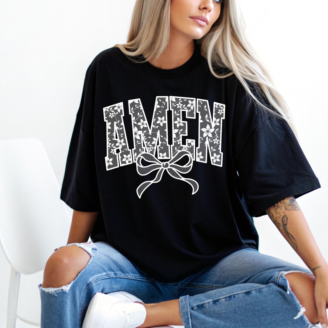 Floral Lace Amen, Amen Png, Amen Svg, Amen Shirt, Amen Easter Png, Amen ...