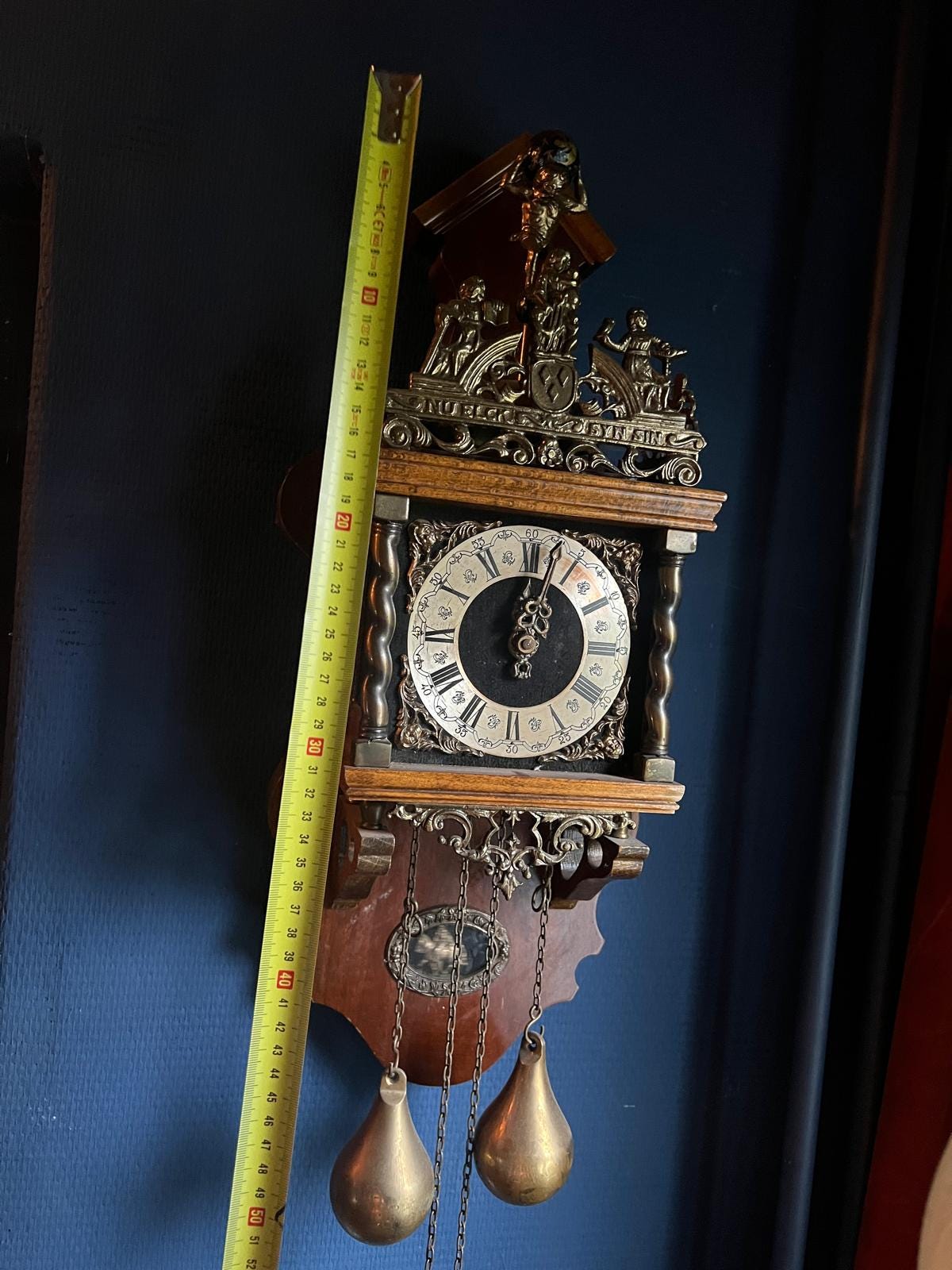 Vintage Dutch Friese Staart Clock - Atlas Holding the World | 1960s - Etsy