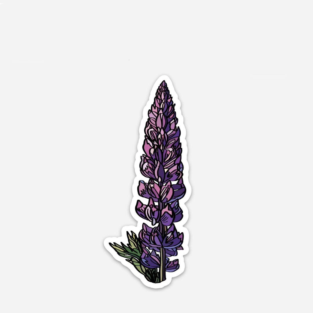 Lupin Vinyl Sticker - Etsy