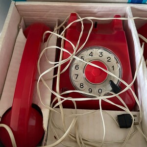 Vintage 1960s Toy Telephone Intercom System With Original Box Made in ...