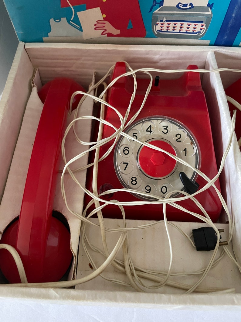 Vintage 1960s Toy Telephone Intercom System With Original Box - Etsy