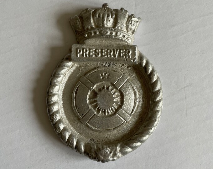 Vintage HMCS Preserver TAMPION Ships Crest Protecteur Class Auxiliary ...