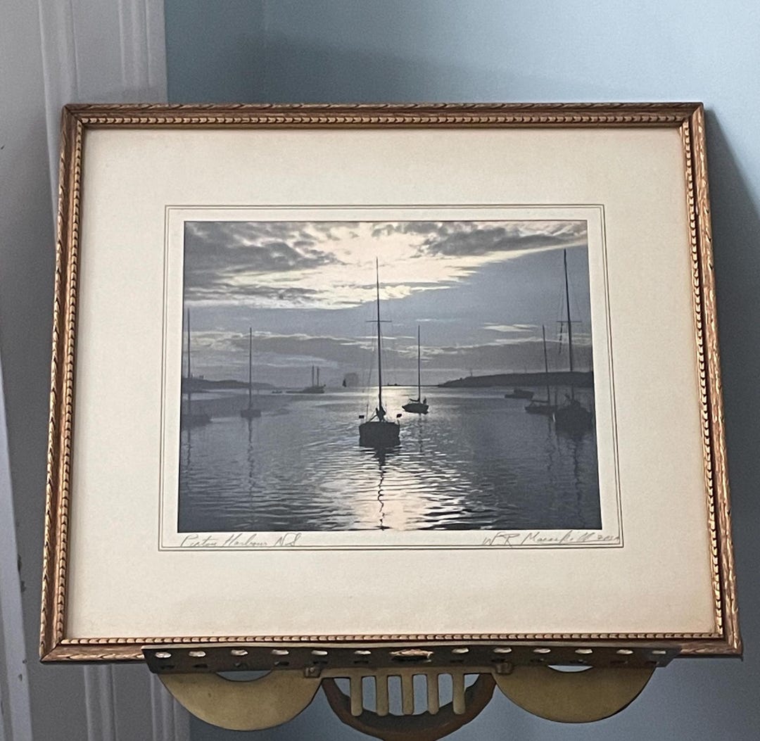 W.R. Macaskill Signed Original Photograph Pictou Harbour, Nova Scotia ...