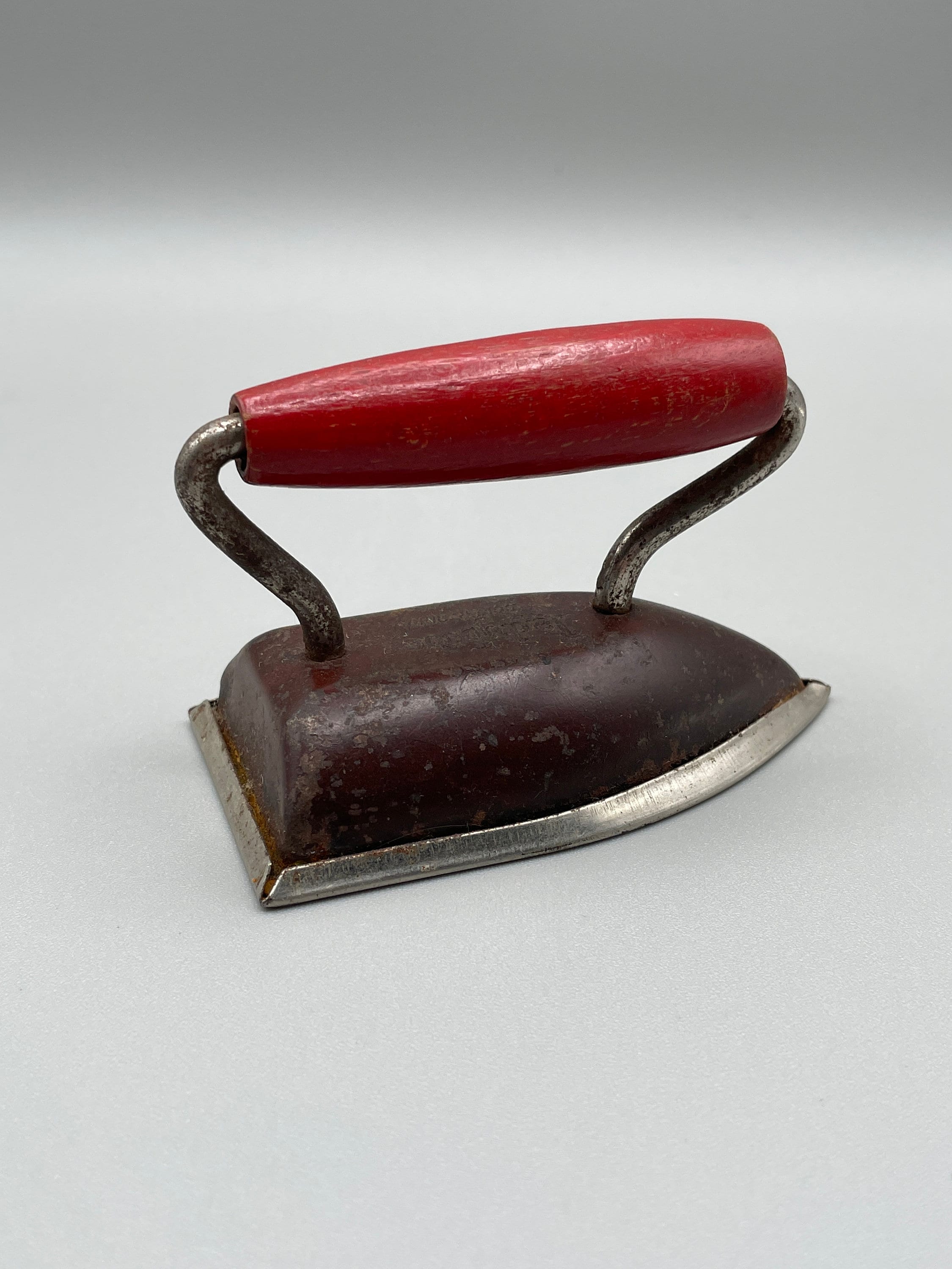 1920s Vintage Lady Dover Miniature Toy Iron With Red Wood Handle Dover ...