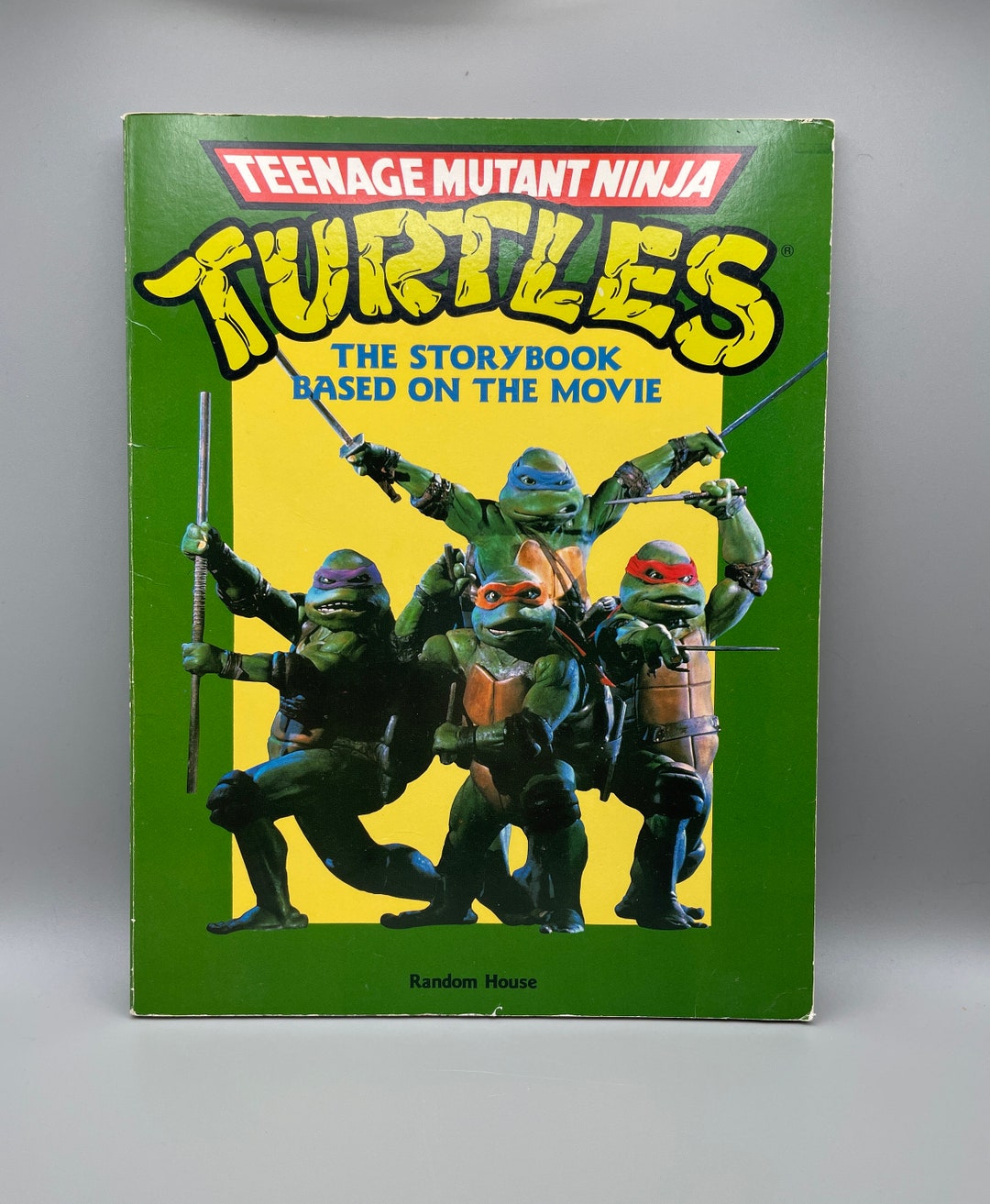 Vintage 1990s Teenage Mutant Ninja Turtles TMNT Storybook Based on the ...