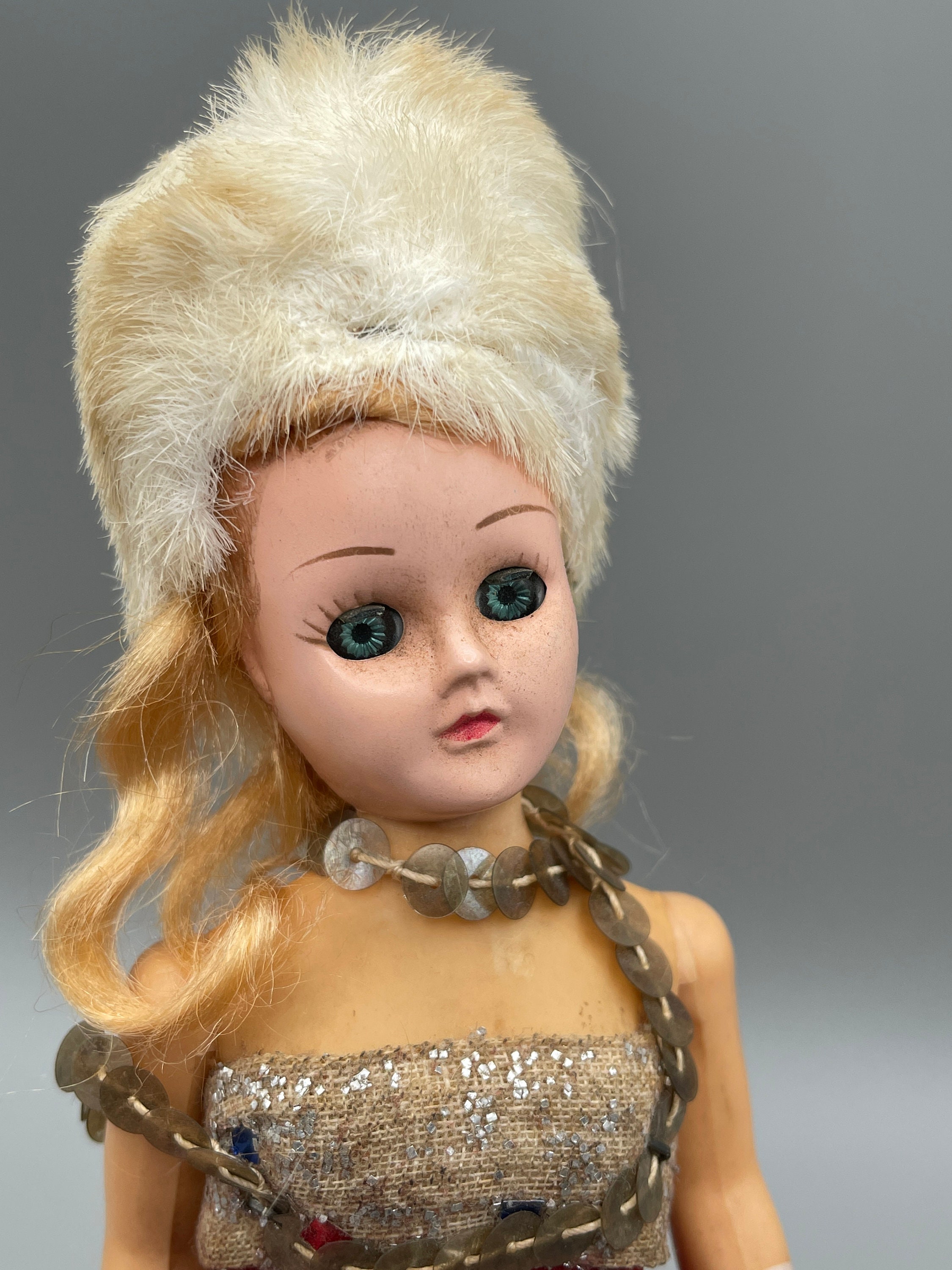Vintage Ice Capades Figure Skater Souvenir Doll 1950s 1960s Blinking ...
