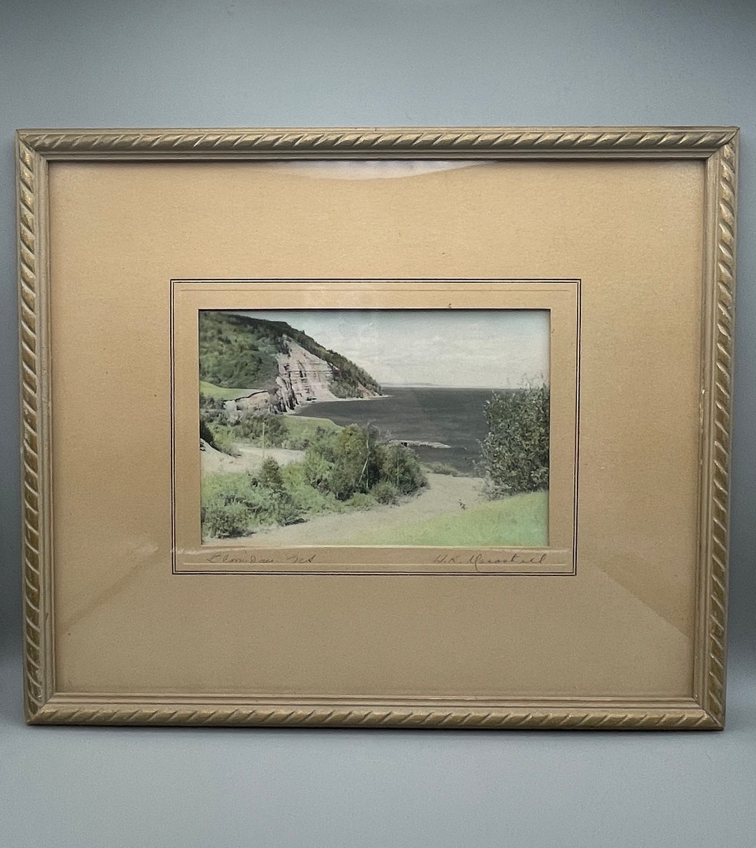 W.R. Macaskill Antique Signed Original Photograph of Blomidon, Nova ...