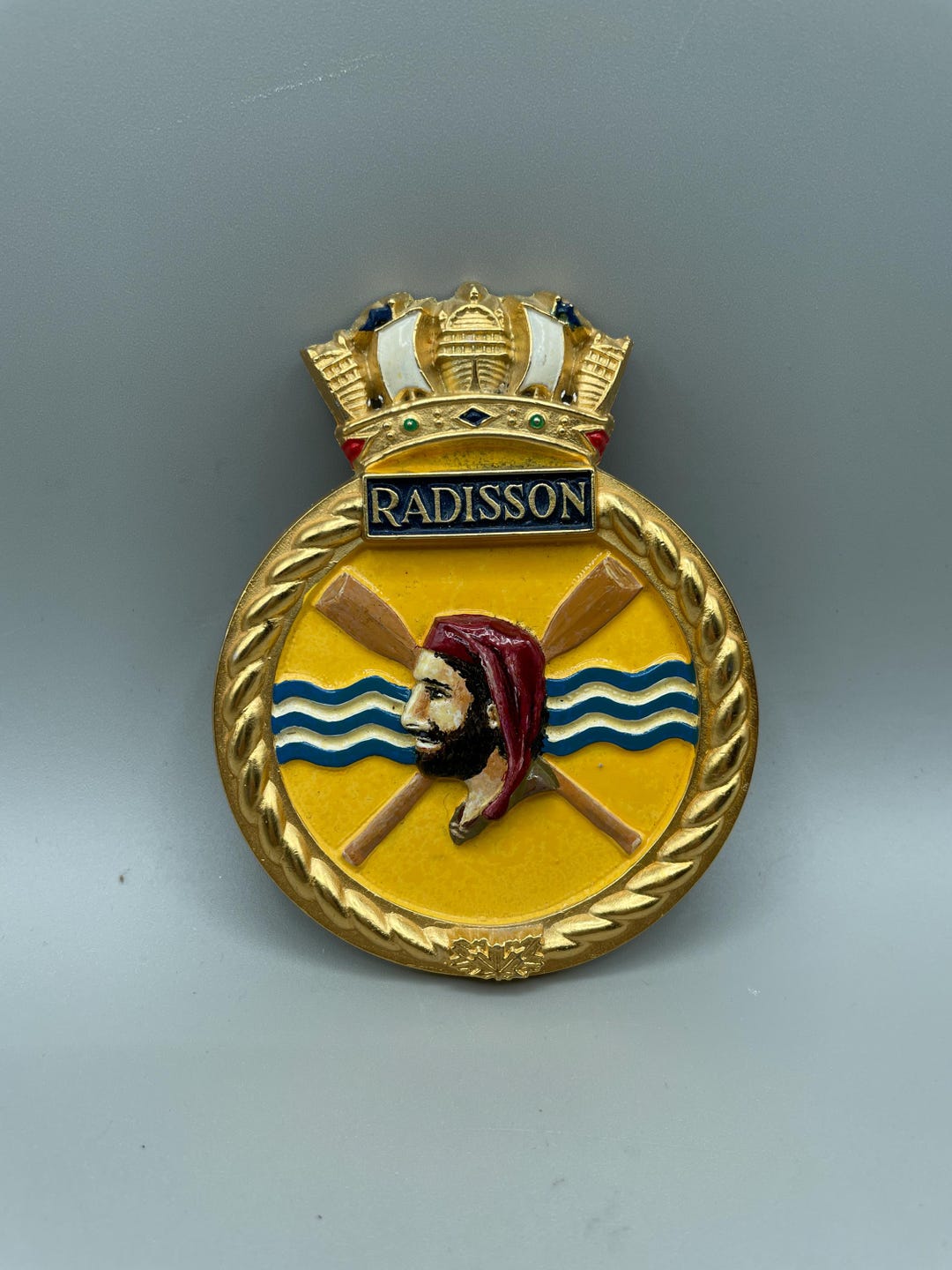 Vintage HMCS Radisson TAMPION Ships Crest RCN Royal Canadian Navy - Etsy