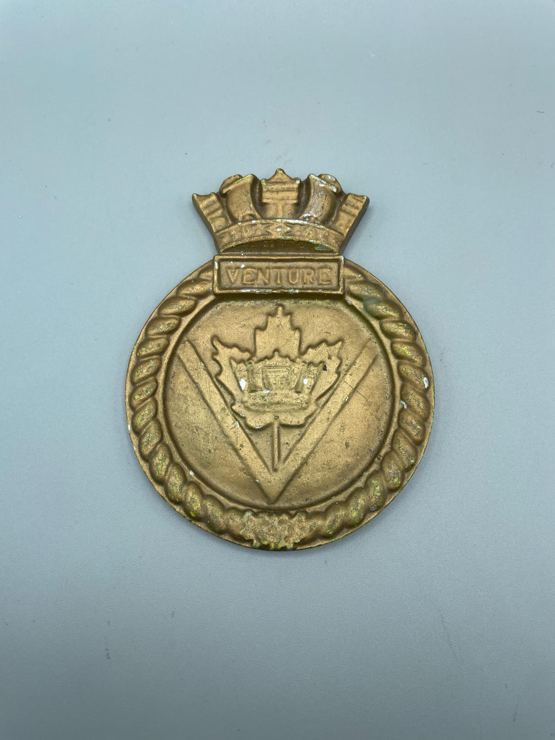 Vintage HMCS Venture TAMPION Crest RCN Royal Canadian Navy - Etsy
