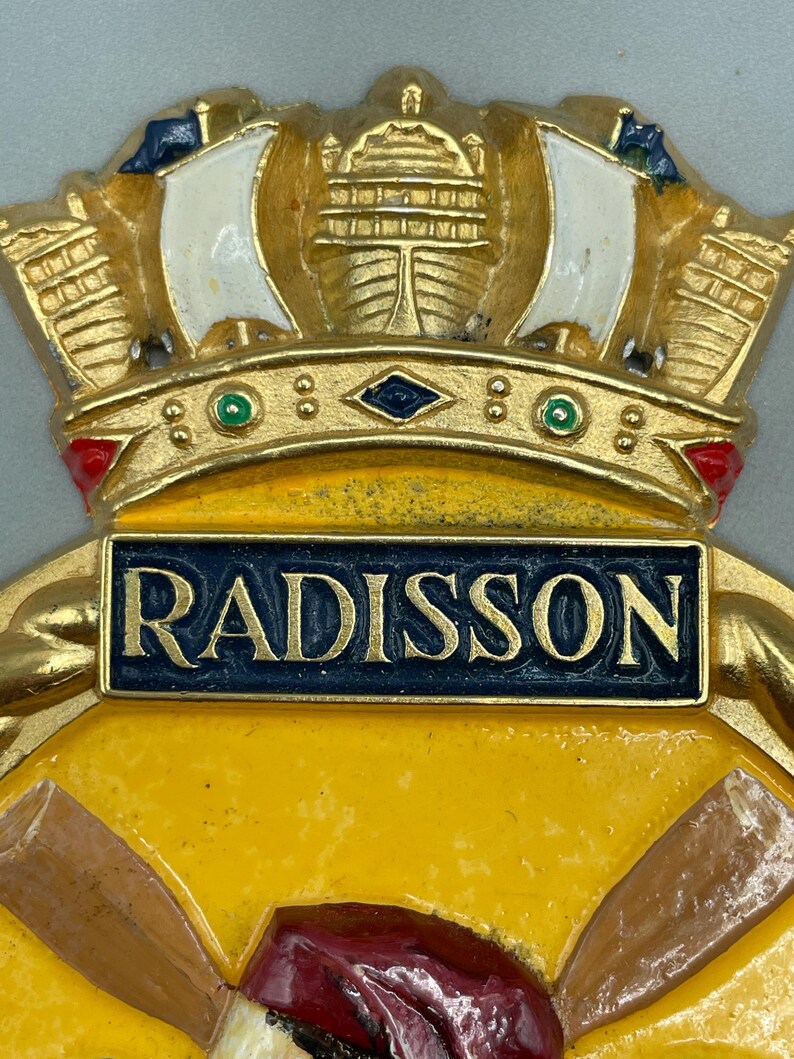 Vintage HMCS Radisson TAMPION Ships Crest RCN Royal Canadian Navy - Etsy