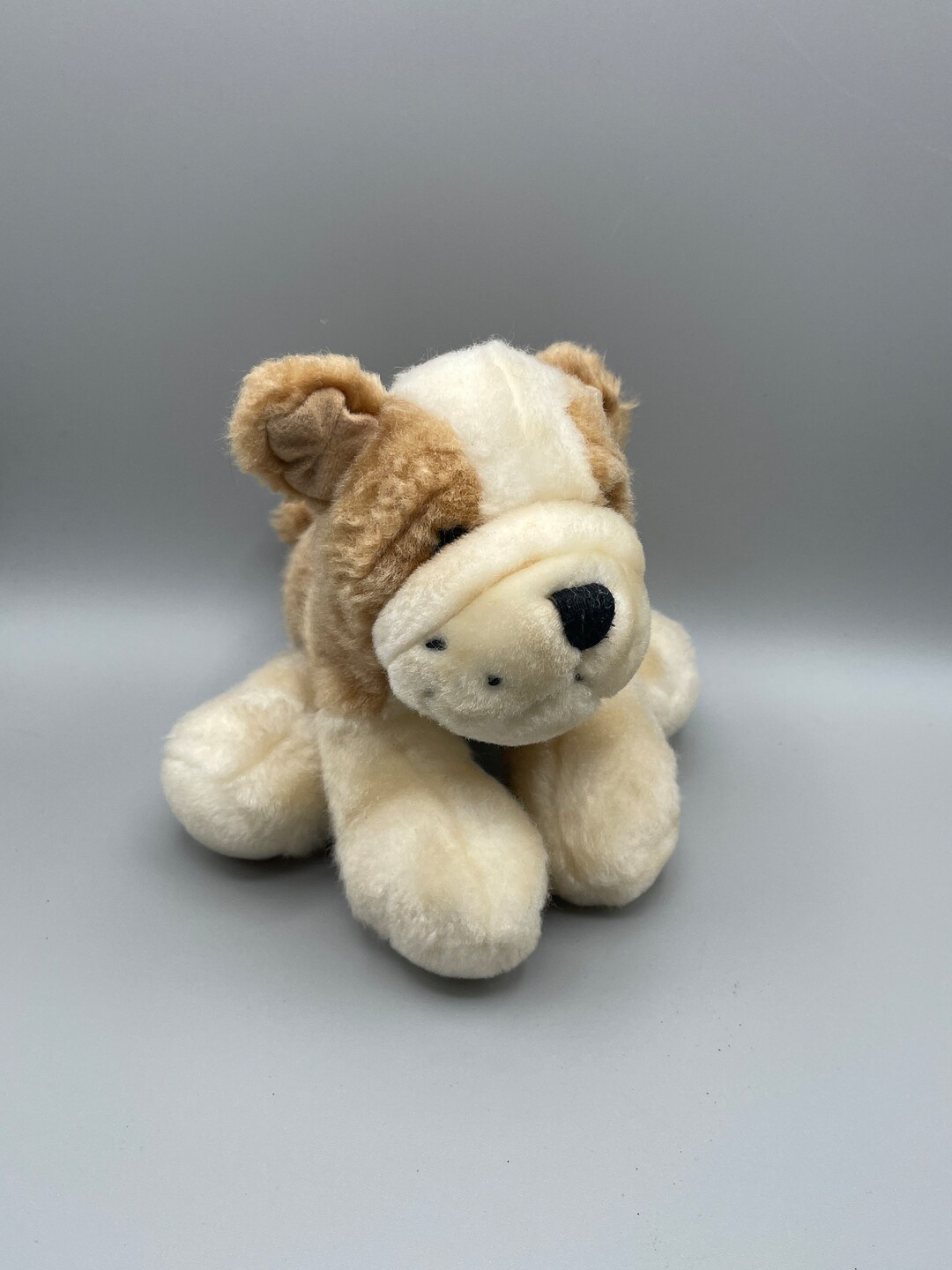 Vintage Heritage Collection by Ganz BEASLEY Tan and White Stuffed ...