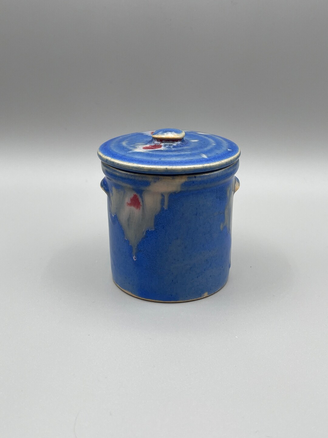 Rare Foley Pottery Small Jar Crock With Lid Saint John New - Etsy