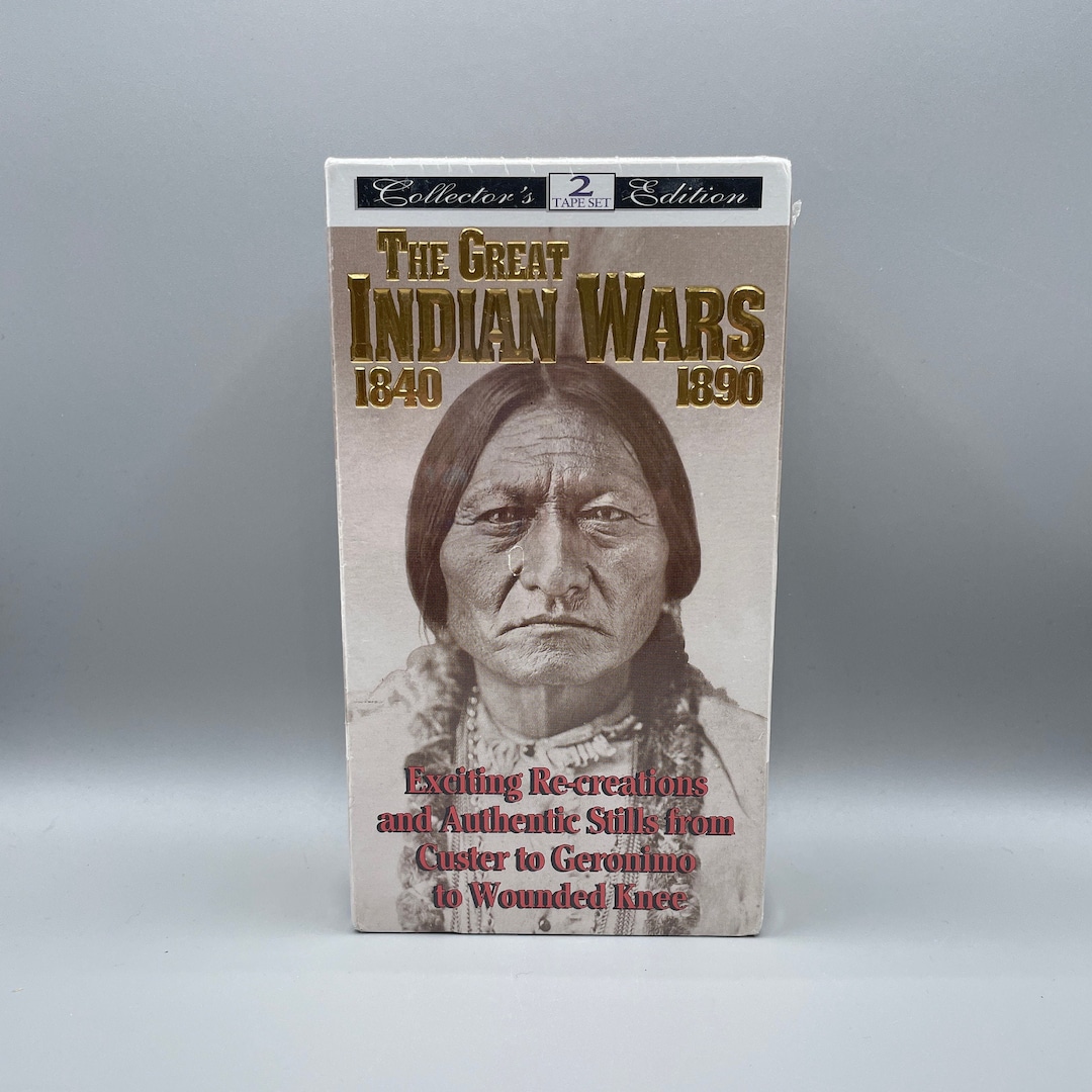 VHS Great Indian Wars 1840-1890 Re-creations and Stills From Custer to ...