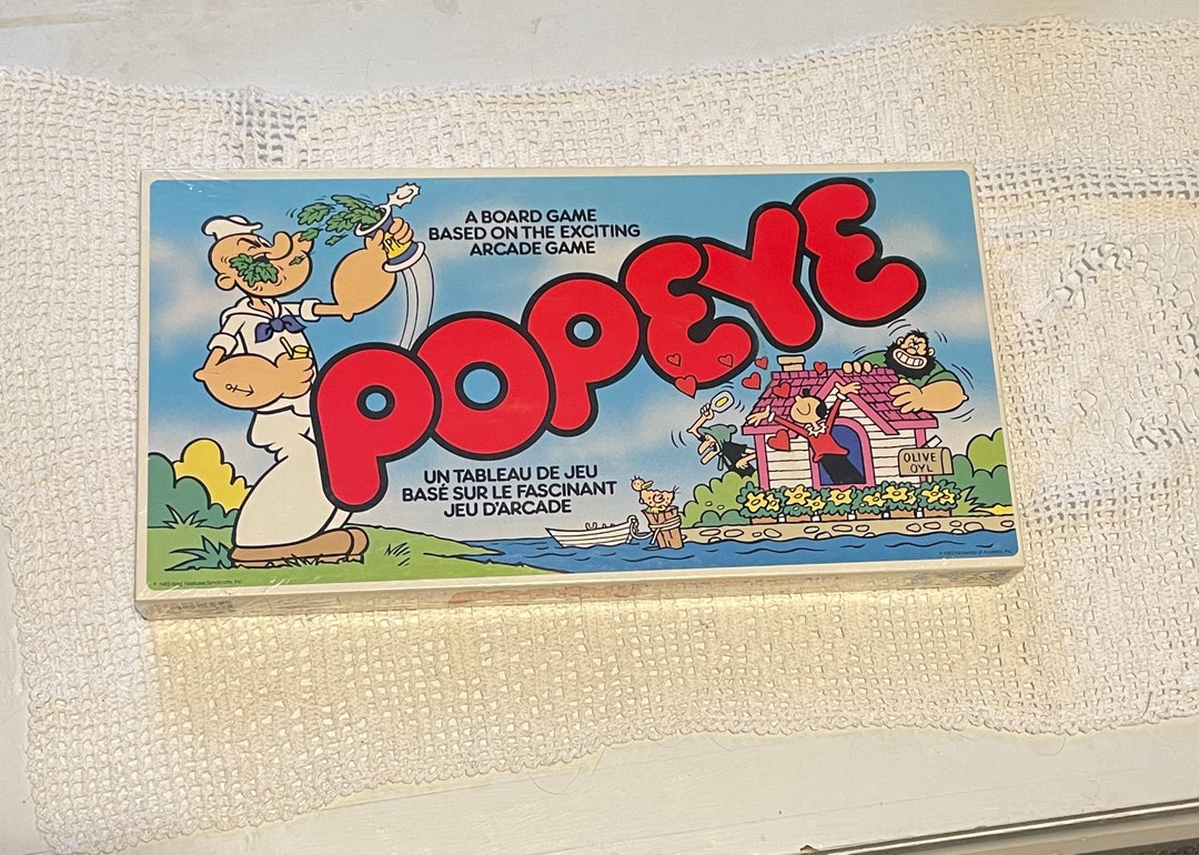 Vintage POPEYE Board Game Dated 1983 New/factory Sealed Olive Oyl ...