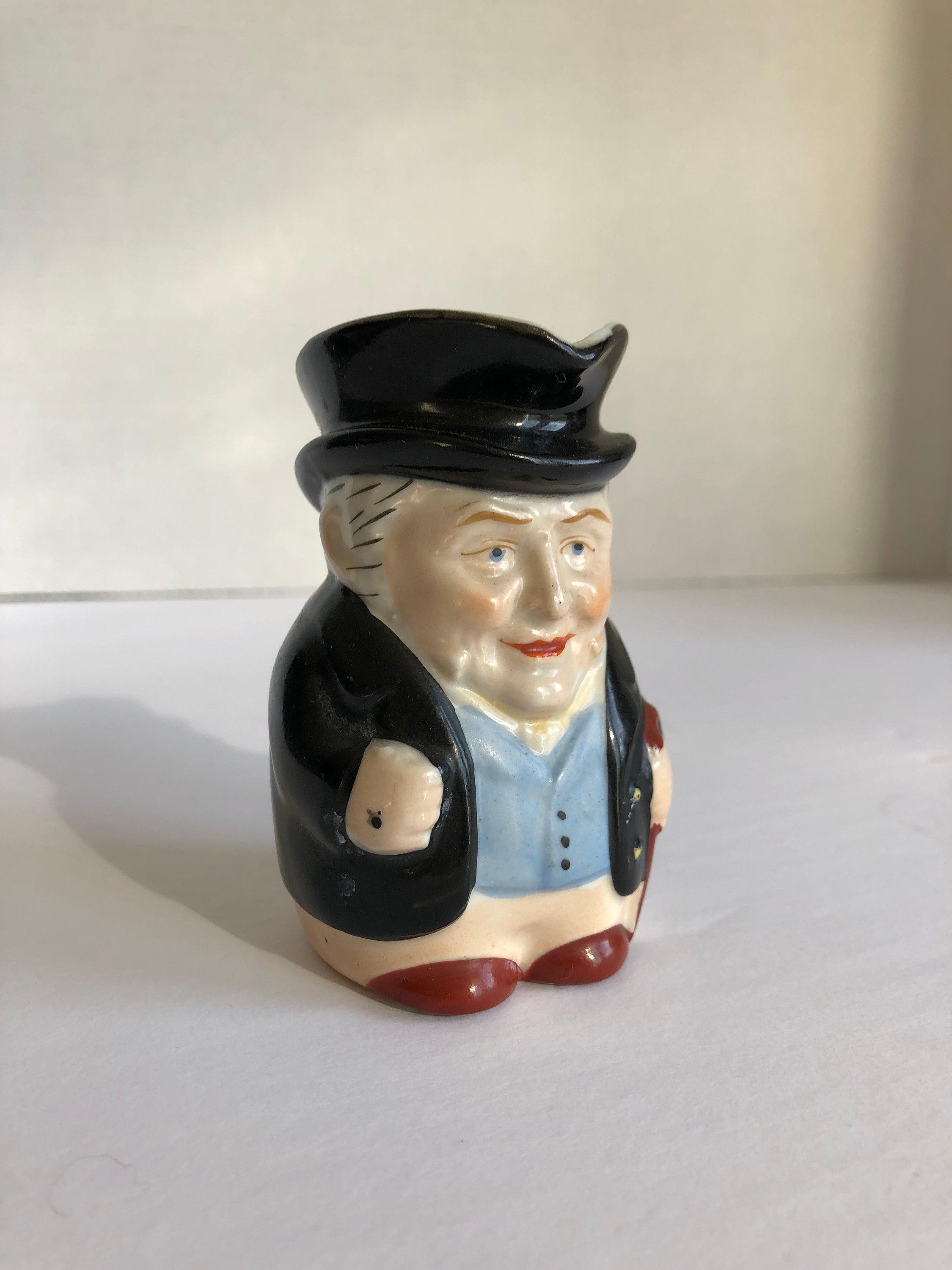 Vintage Toby Jug Creamer of Full Standing Victorian Man in - Etsy
