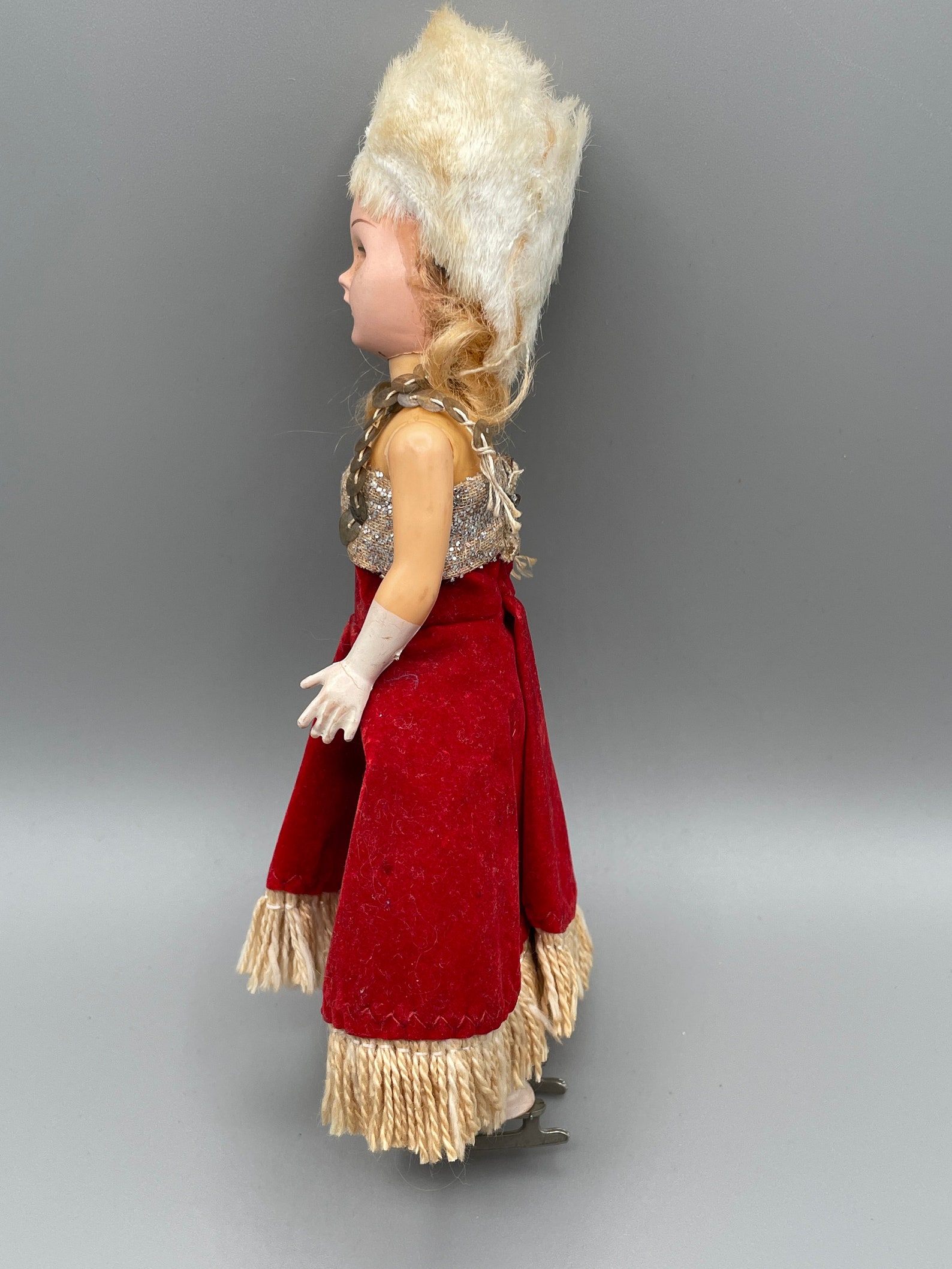 Vintage Ice Capades Figure Skater Souvenir Doll 1950s 1960s Blinking ...