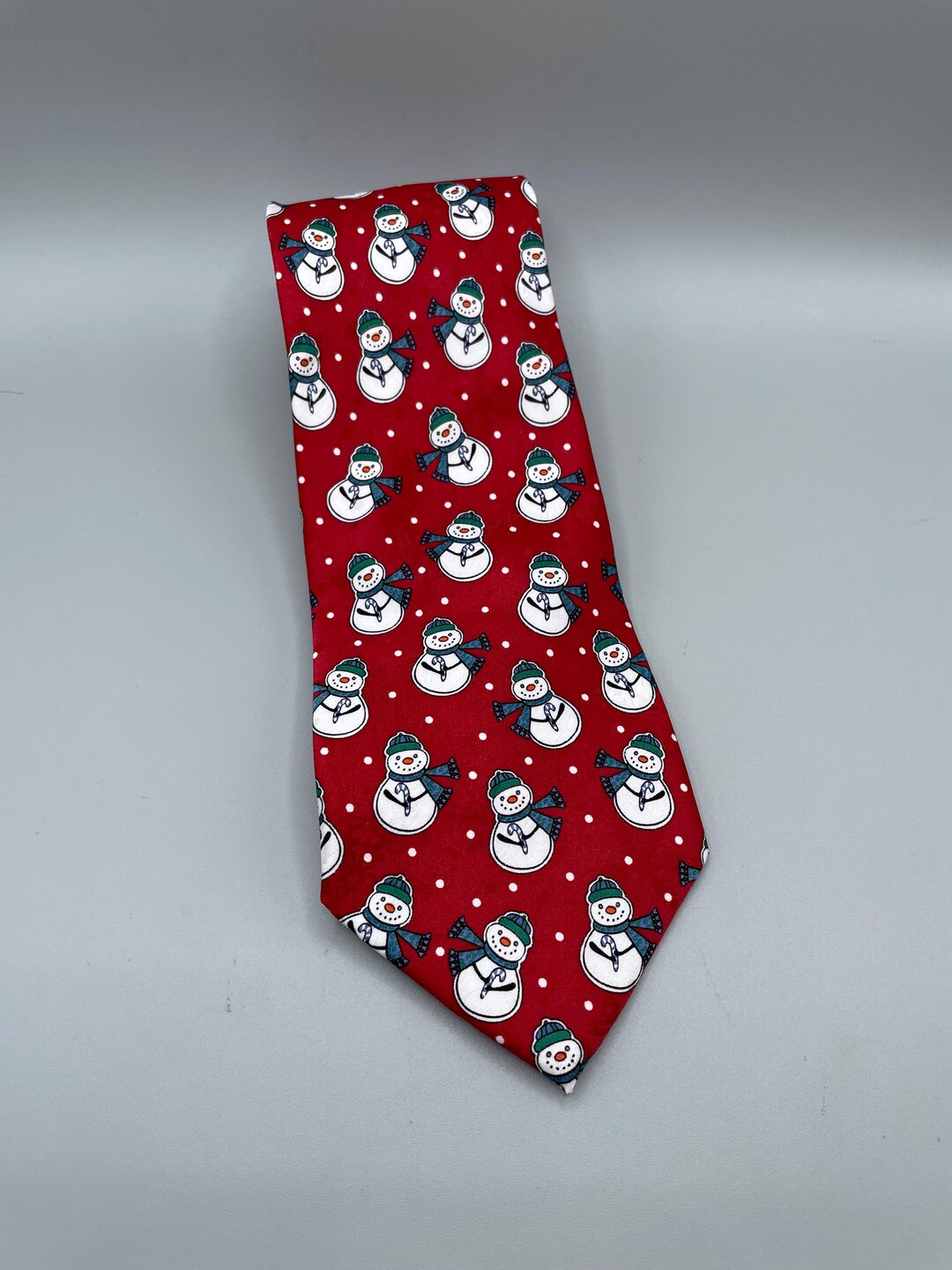 Novelty Winter Snowman Christmas Necktie - Etsy